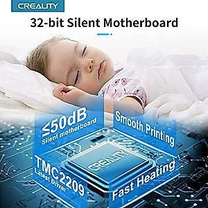 Official Creality 3D Printer Ender 3 S1 with CR Touch Auto Leveling, Sprite Extruder, High Precision Z-axis, Removable PC Build Plate, FDM 3D Printer for Beginners Professional 8.66"x 8.66" x 10.63"