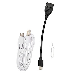 Haofy Tablet PC, 10.1 Inch 2 in 1 Tablet 5G WiFi 8GB 256GB Clear Dual Speakers with Keyboard for Travel (US Plug)