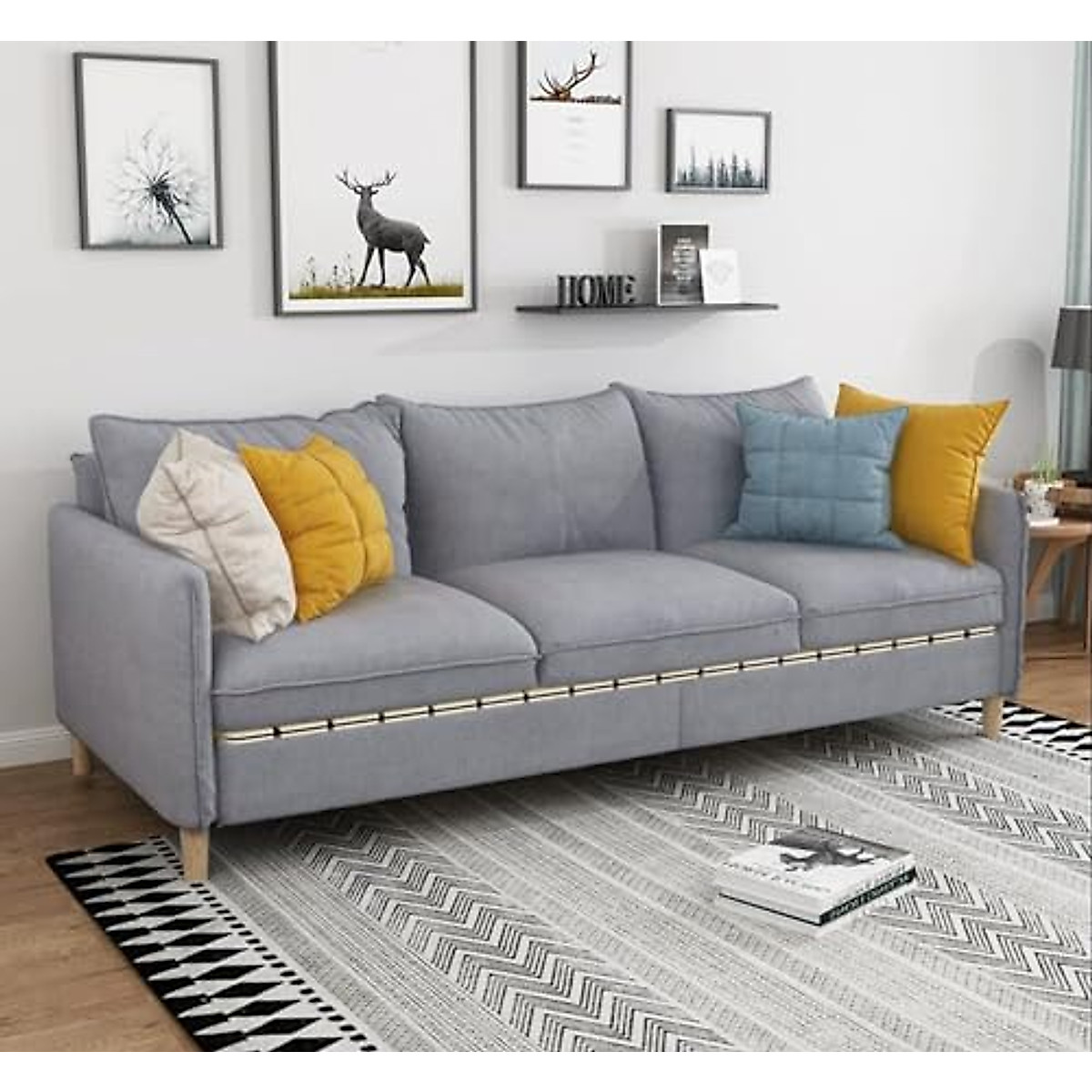 MOGUOBIN Sofa Cushion Support Board,Couch Cushion Support 31.5''x74.8'',Thicken Solid Wood Sofa Support Under Cushions Boards,Under Mattress Support Board,Extend Sofa Life