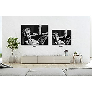 SpiritualHands - Marilyn Monroe Wall Art Canvas & Poster, Trendy Wall Decor, Girly Makeup Room Decor, Framed Vintage Wall Art , Vogue Poster, Art & Room Posters, Chanel Pictures Wall Decor for Bedroom (Marilyn Monroe Book, 8" x 12" - Ready to Hang)