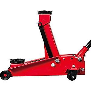BIG RED ATZ830023R Torin Hydraulic Heavy Duty Steel Service/Floor Jack with Dual Piston Quick Lift Pump, 3 Ton (6,000 lb) Capacity, Red