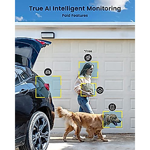 ieGeek Security Cameras Wireless Outdoor 2 Pack, 2K Outdoor Camera Wireless WiFi 360° PTZ Camera, Solar Security Camera with Spotlight/Siren/Motion Detection/3MP Color Night Vision, Works with Alexa