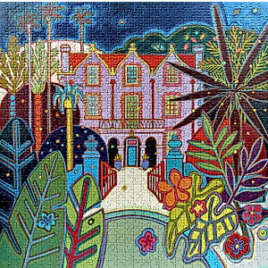 Darlene Kulig: St Nicholas Abbey 1000-Piece Jigsaw Puzzle (Pomegranate) 25" x 25"