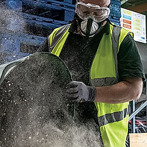 Trend Air Stealth Lite Pro Respirator Dust Mask Bundle, Reusable Lightweight Frame & 5 Replaceable Mask Filters, APF20, NIOSH Approved, STE/LP/ML/5