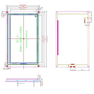 DIYmalls Nextion 7 inch HMI Display Resistive Touch Screen 5V TFT LCD 800x480 for Arduino ESP32 Development Board (NX8048T070)