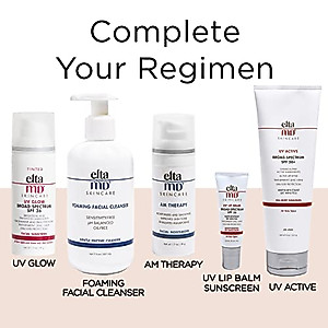 EltaMD UV Glow SPF 36 Tinted Sunscreen Moisturizer Face Lotion, Brightens and Hydrates for Glowy Skin, Broad Spectrum Mineral Face Sunscreen with Zinc Oxide, Non Greasy, Oil Free, 1.7 OZ Pump