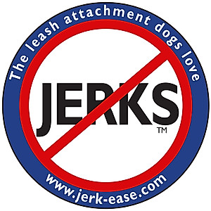JERK-EASE BUNGEE DOG LEASH EXTENSION – Patented Shock Absorber Attachment Protects You and Your Dogs – Works with ANY Leash & Collar or Harness – a MUST for Retractable Leashes – PICK SIZE/COLOR BELOW