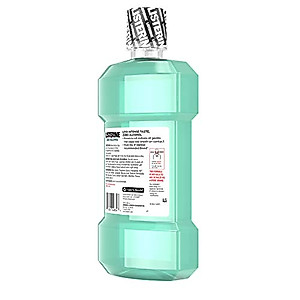 Listerine Zero Mouthwash, Clean Mint, 50.7-Ounce (1.5 L)
