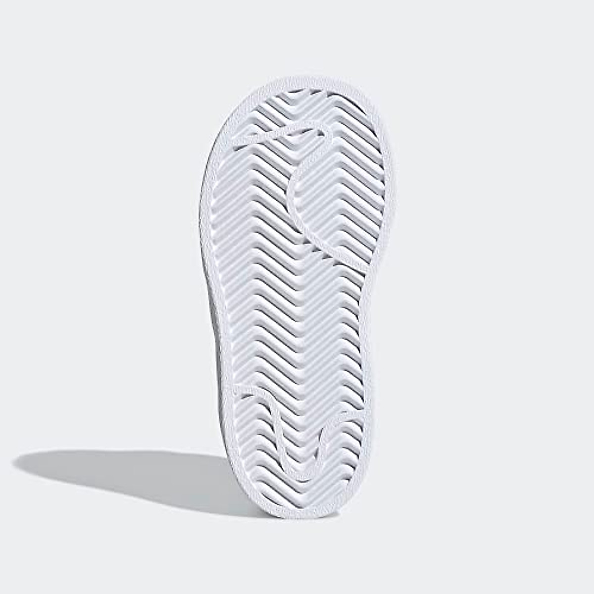 adidas Originals unisex child Superstar Cloudfoam Sneaker, White/Black/White, 7 Toddler US