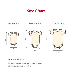 MAPTOTE Font One Piece - Unisex Baby Organic Cotton Short Sleeve Bodysuits - Boston, 3-6 Months