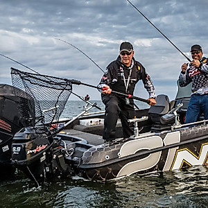 Ego S2 Slider Fishing Net, Ultimate Fishermen’s Tool Telescoping Handle, Replaceable Head, Salt & Freshwater, 2 Year Warranty, 29-60" Handle, 17x21 Inch Hoop