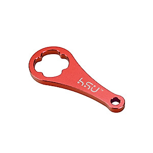 HSU Aluminum Thumbscrew Set + Wrench for Gopro Hero 13, 12, 11, 10, 9, 8, 7, 6, 5, 4, 3, AKASO Campark and Other Action Cameras (3pcs, Red)