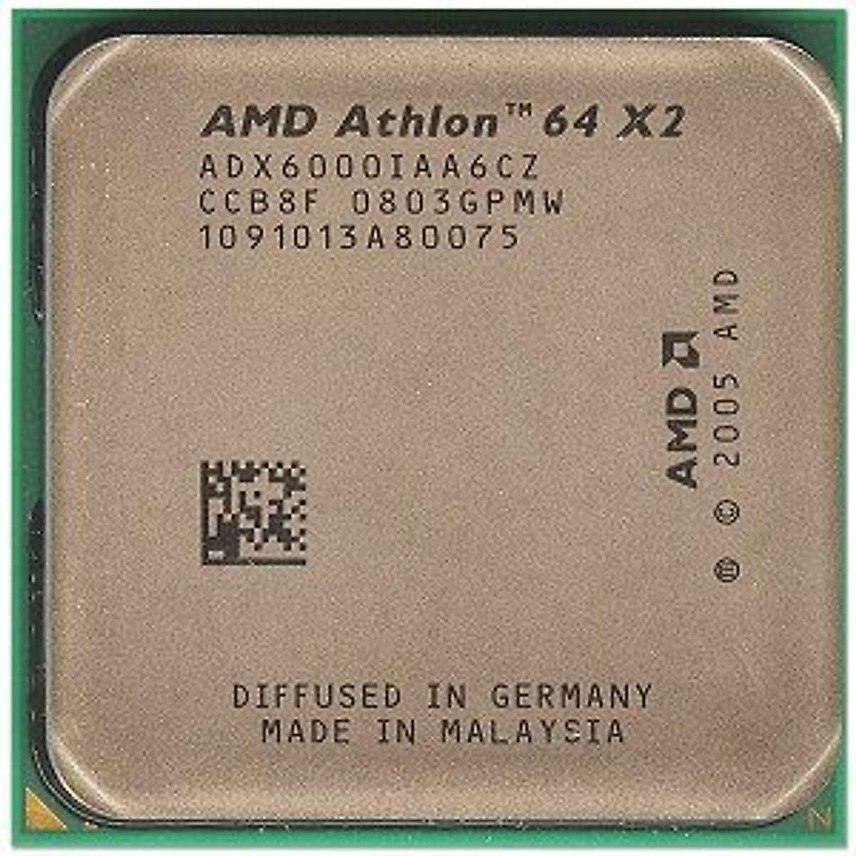 AMD Athlon 64 X2 6000+ Windsor 3.0GHz 2 x 1MB L2 Cache Socket AM2 125W Dual-Core Processor