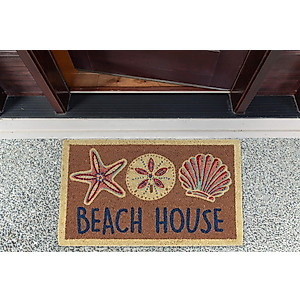 DII Heavy Duty Coir Doormat with Nonslip Vinyl Backing, Welcome Mat Outdoor Entry Way & Front Porch Décor, Home Sweet Gnome, 17x29
