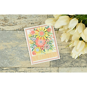 Sizzix Thinlits Die Set 17 Pack Bold Floral by Sophie Guilar, Multicolor