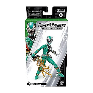 Power Rangers Lightning Collection Dino Fury Green Ranger 6-inch Scale Action Figure, Toys and Action Figures for Kids Ages 4 and Up
