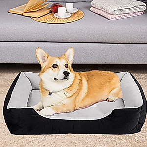 SENNAUX Small Dog Bed Mat, Polypropylene Material, 17.7in x 11.8in x 6in, Non-Slip Bottom