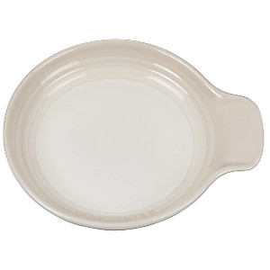 Le Creuset Signature Stoneware Spoon Rest, 6 Inches, Meringue