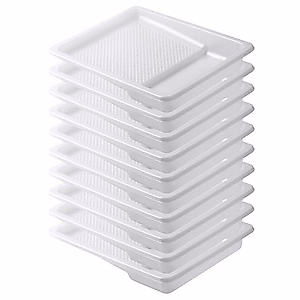 Bates- Paint Tray Liner, 9 Inch, 10 Pack, Paint Roller Tray, Disposable Plastic Paint Trays, Paint Pans Trays, Paint Supplies for House Painting, Roller Tray