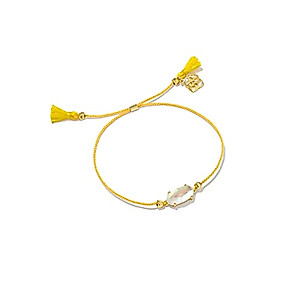 Kendra Scott Everlyne Friendshp Bracelet in 14k Gold-Plated Brass, Fashion Jewelry for Women, Dichroic Glass