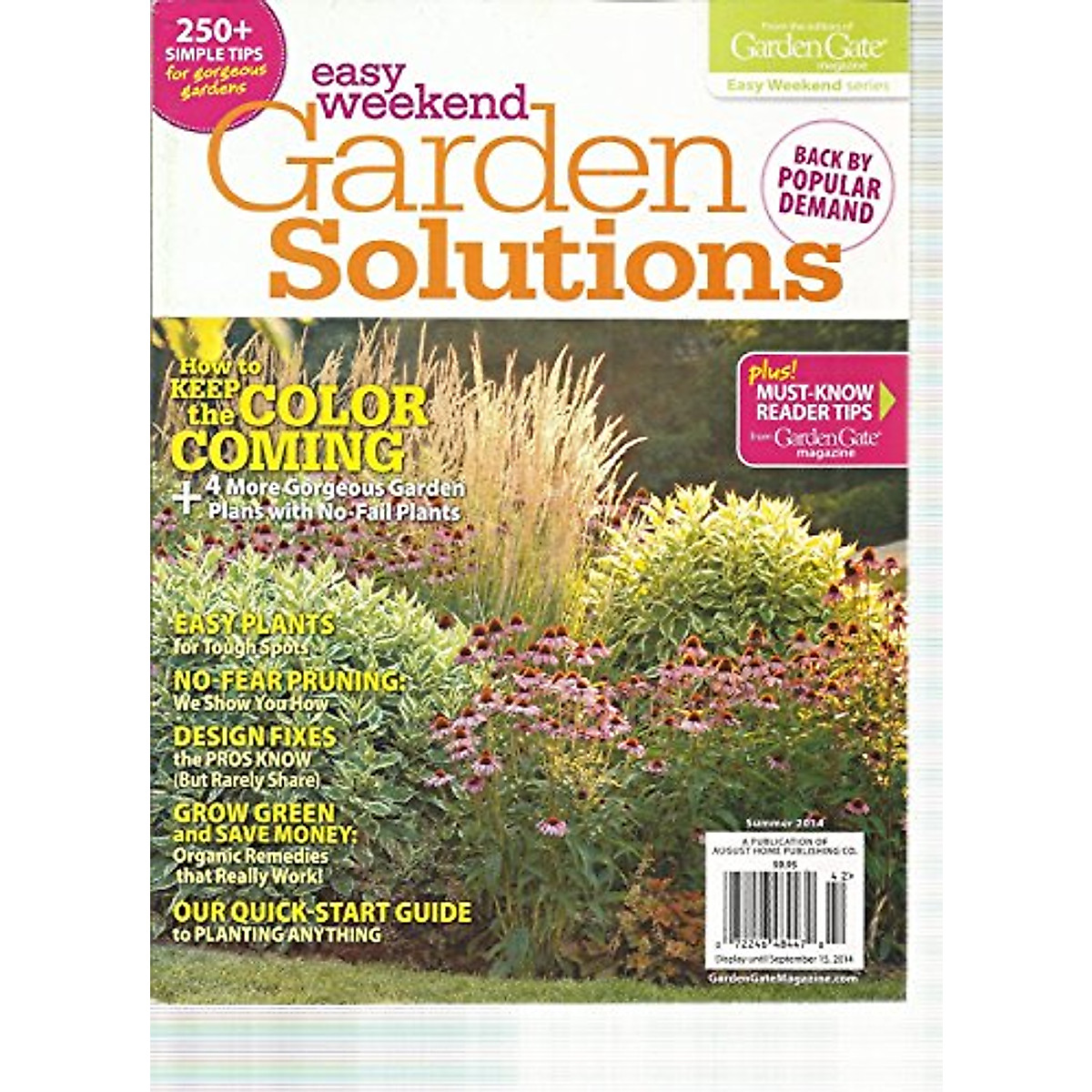 EASY WEEKEND GARDEN SOLUTIONS SUMMER, 2014 (HOW TO KEEP THE COLOR COMING)