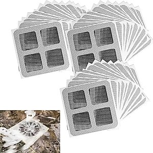 Generic 30pcs Disposable Floor Drain Filter Stickers,Drain Hair Catcher Floor Drain Mesh Sticker, Shower Hair Drain Catcher Stickers for Bathroom Laundry Bathtub Kitchen, Silvery