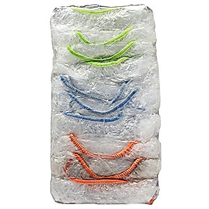 Set of 30 Black Duck Brand Reusable Elastic Dish and Bowl Covers! Large Covers - Medium Covers - 3 Bright Colors - Keep Your Food Fresh with These Easy Plastic Elastic Bowl Covers! (30)