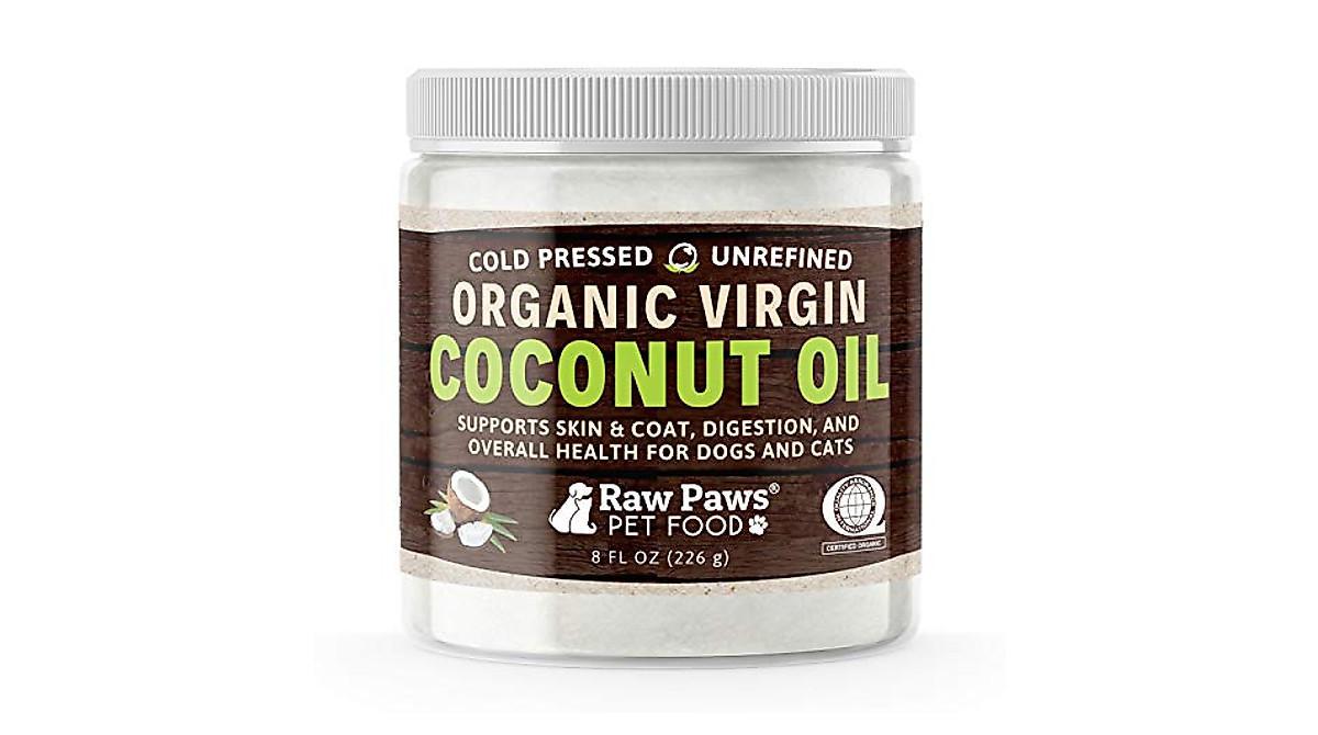 Raw Paws Organic Coconut Oil for Dogs & Cats | Immune & Skin Support