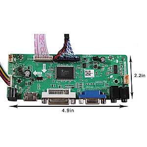 VSDISPLAY HD-MI VGA DVI LCD Controller Board M.NT68676 Work for 23 inch 1920x1080 LED Backlight 30 pin LVDS Panel : LTM230HT09 LTM230HT10 LTM230HT11 LTM230HT12