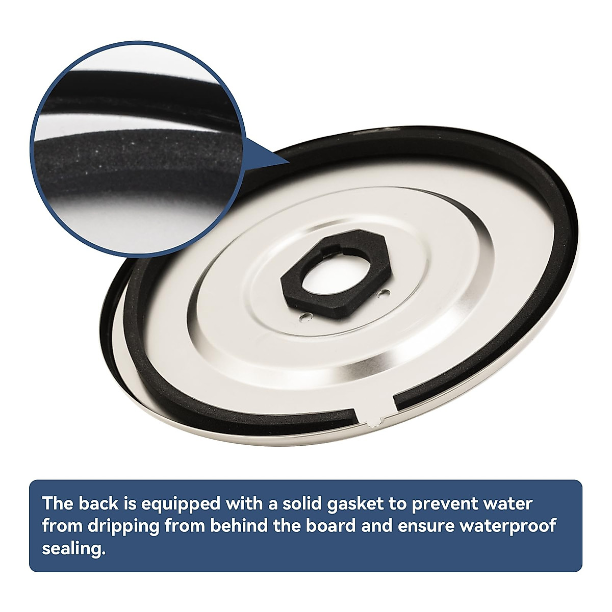 BROQIXIN 16090 Escutcheon Replacement for Moen Chateau Collection,Compatible with One-Handle Tub and Shower Faucets, Brushed Nickel