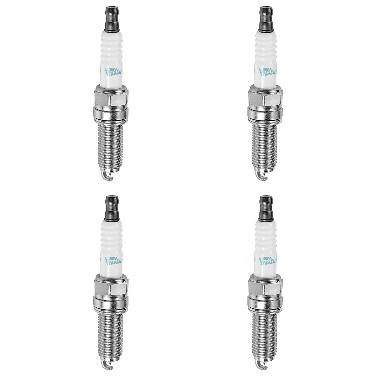 Vplus Iridium Spark Plug 4pcs 93175 LKR7DIX-11S Compatible with Hyundai Santa fe Sport 2018, 2012 Kia Soul,2015 Honda Civic Si 1.8L 2.4L 3.0L 3.3L 3.5L 3.6L 3.8L L4 V6 Engine