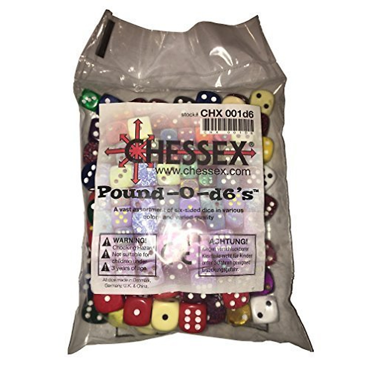 Chessex lb-o-D6 Dice (2-Pack)