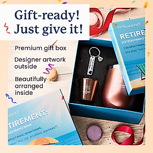 InnoCreation Retirement Gifts for Women 2023 | Funny Retirement Gift Set - Humorous Retired Gifts, Happy Retirement Gifts for Women, Coworker, Teacher, Grandma, Friend, Boss, Retiring Nurse Gifts