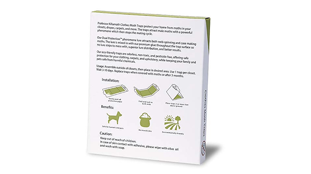 Clothes Moth Traps - Safe & Effective Solution for Your Wardrobe