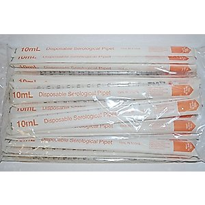 Olympus 10ml Serological Pipets, Individually Wrapped, Sterile, 200 Serological Pipettes/Unit