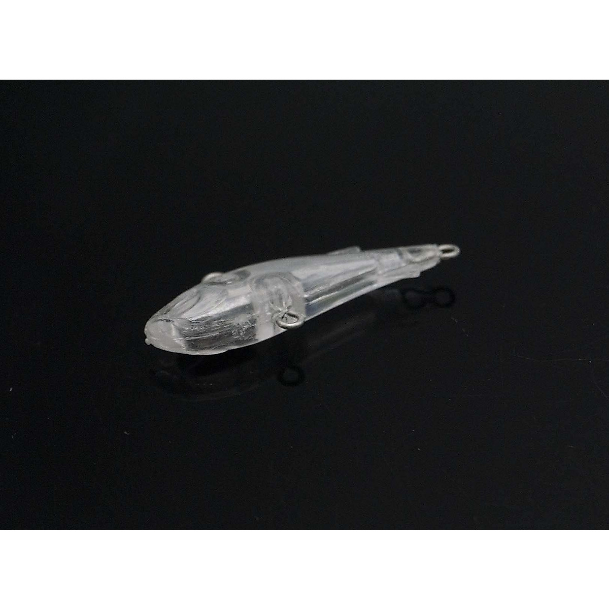 10PCS Unpainted Fishing Lure Blanks 3.34g 4.4cm with Special Eye Crankbait Baits Simulation Blank Body Clear Hard Baits Trout Salmon Minnow Lure Popper Lures Topwater Freshwater 8271