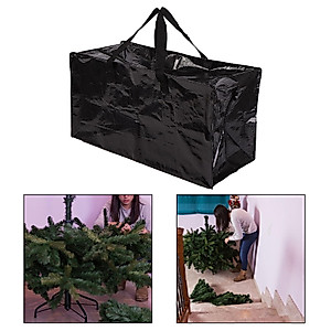 Heavy Duty Outdoor Patio Cushion Furniture Organizer Bag Waterproof Dustproof for Patio Christmas Tree