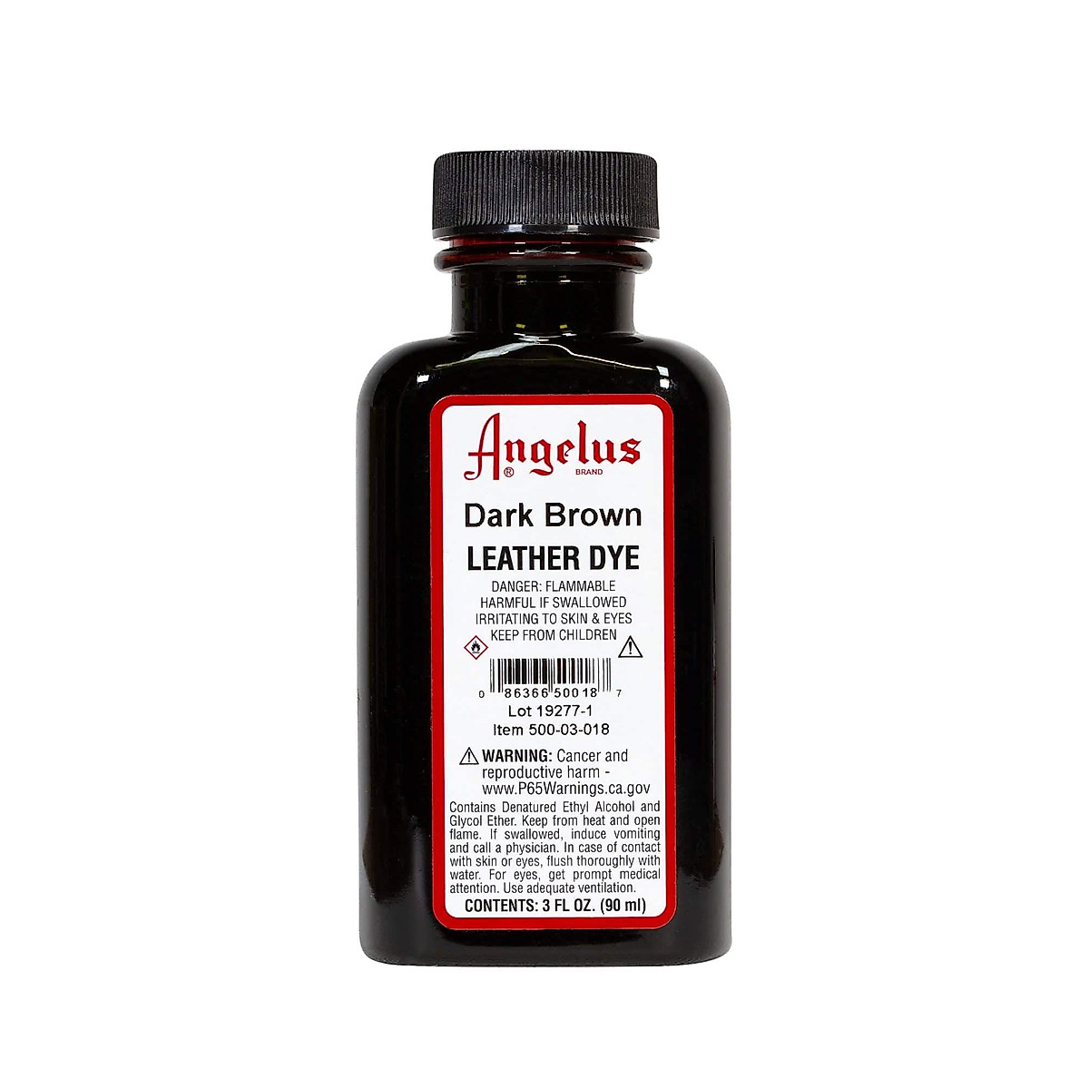 Angelus Leather Dye, 3 oz, Dark Brown 3 Fl Oz