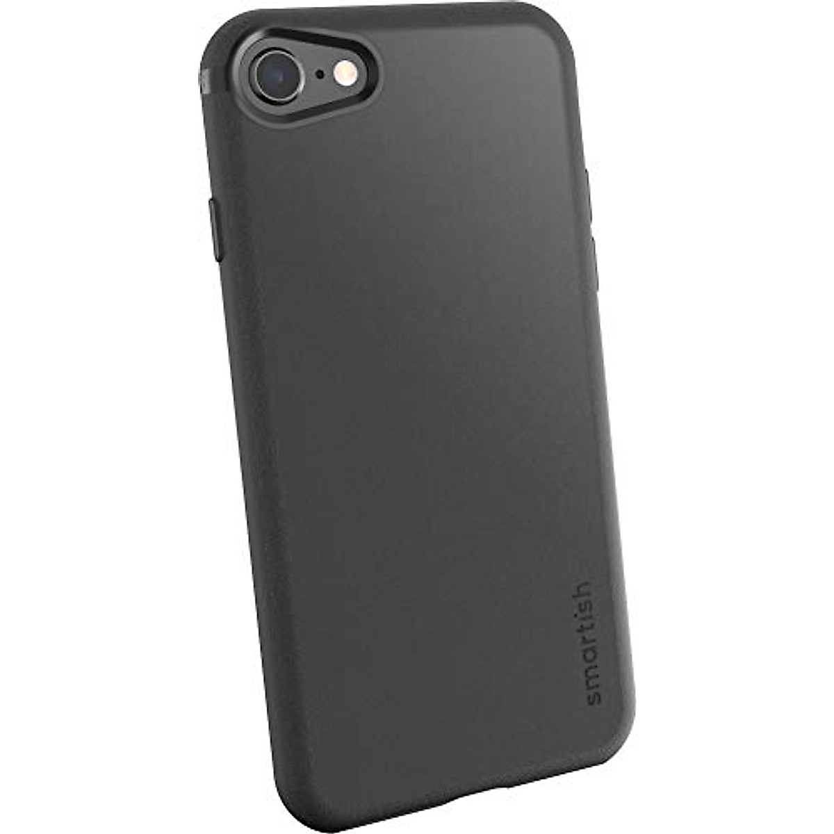 Smartish iPhone SE Slim Case - Gripmunk [Lightweight + Protective] Thin Cover for Apple iPhone SE 2022/2020 & iPhone 7/8 - Black Tie Affair