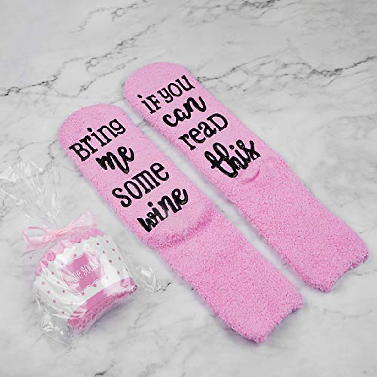 You're the Sister I Got to Choose Stemless Wine Glass 15Oz with Cupcake Wine Socks Set, Sister Wine Glass for Birthday Galentine's Day Mother's Day Christmas, Ideal for Women Friend Sister BBF