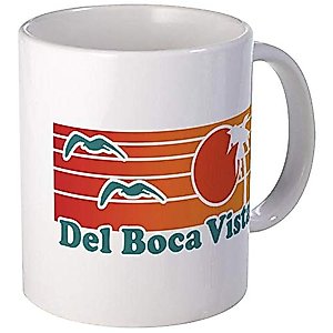 Del Boca Vista Mug - Ceramic 11oz Coffee/Tea Cup Gift Stocking Stuffer