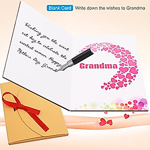 Creawoo Wooden Mothers Day Card for Mom Wife, Best Mom Ever Greeting Cards with Envelope, Happy Mother's Day, Birthday, Holiday Gift Cards from Daughter, Son