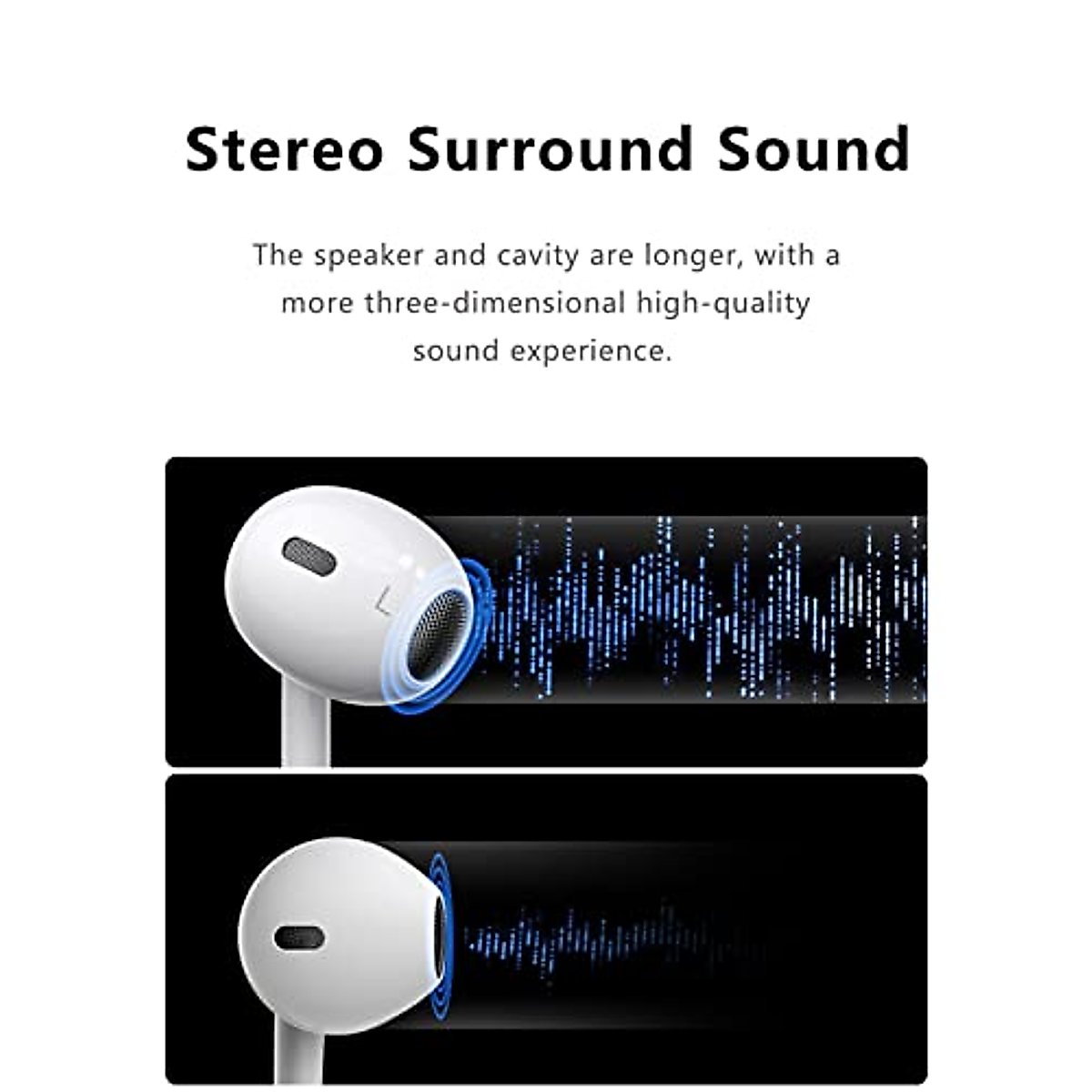 2 Pack Earbuds for iPhone Headphones Wired,Earphones with Lightning Connector (Built-in Microphone & Volume Control)【MFi Certified】Noise Isolating Headsets for iPhone 14/13/12/11/XR/XS/X/8