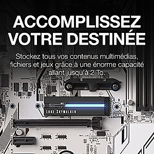 Seagate Lightsaber Collection Special Edition FireCuda SSD 1TB Solid State Drive - M.2 PCIe Gen4 ×4 NVMe 1.4, up to 7300MB/s, Customizable RGB LED Lightsabers (ZP1000GM3A053)