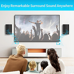 Yibracki Heavy-Duty Wall Mount Bracket for Sonos Move 2 and Move Mount Indoor/Outdoor Easy to Install Speaker Mount, Black