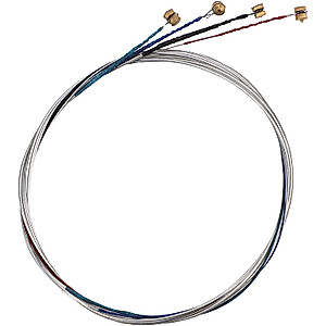 SAVITA 4/4 Violin String Universal Set Classic Silver String (GDAE) Steel Core with Nickel-Plated Ball Head for Violin Instruments