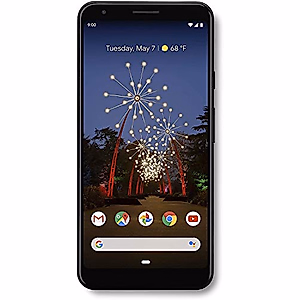 Google Pixel 3A XL (2019) G020B 64GB (6" inch, GSM, 4G/LTE, CDMA) Factory Unlocked Smartphone - International Version (Just Black)