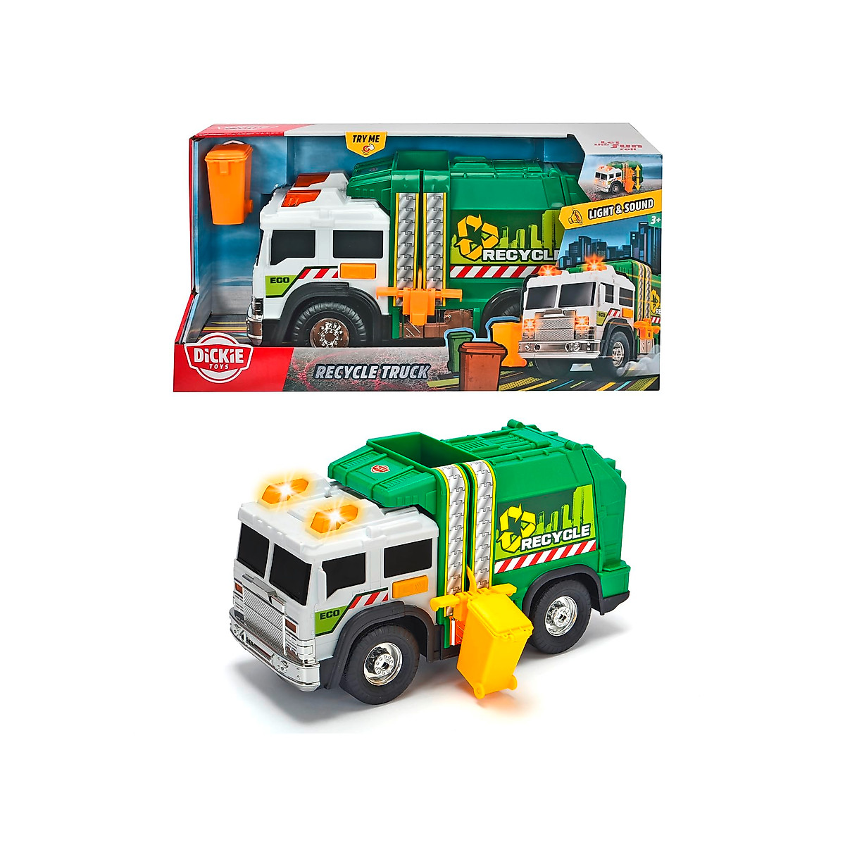 DICKIE TOYS Light & Sound Recycle Truck