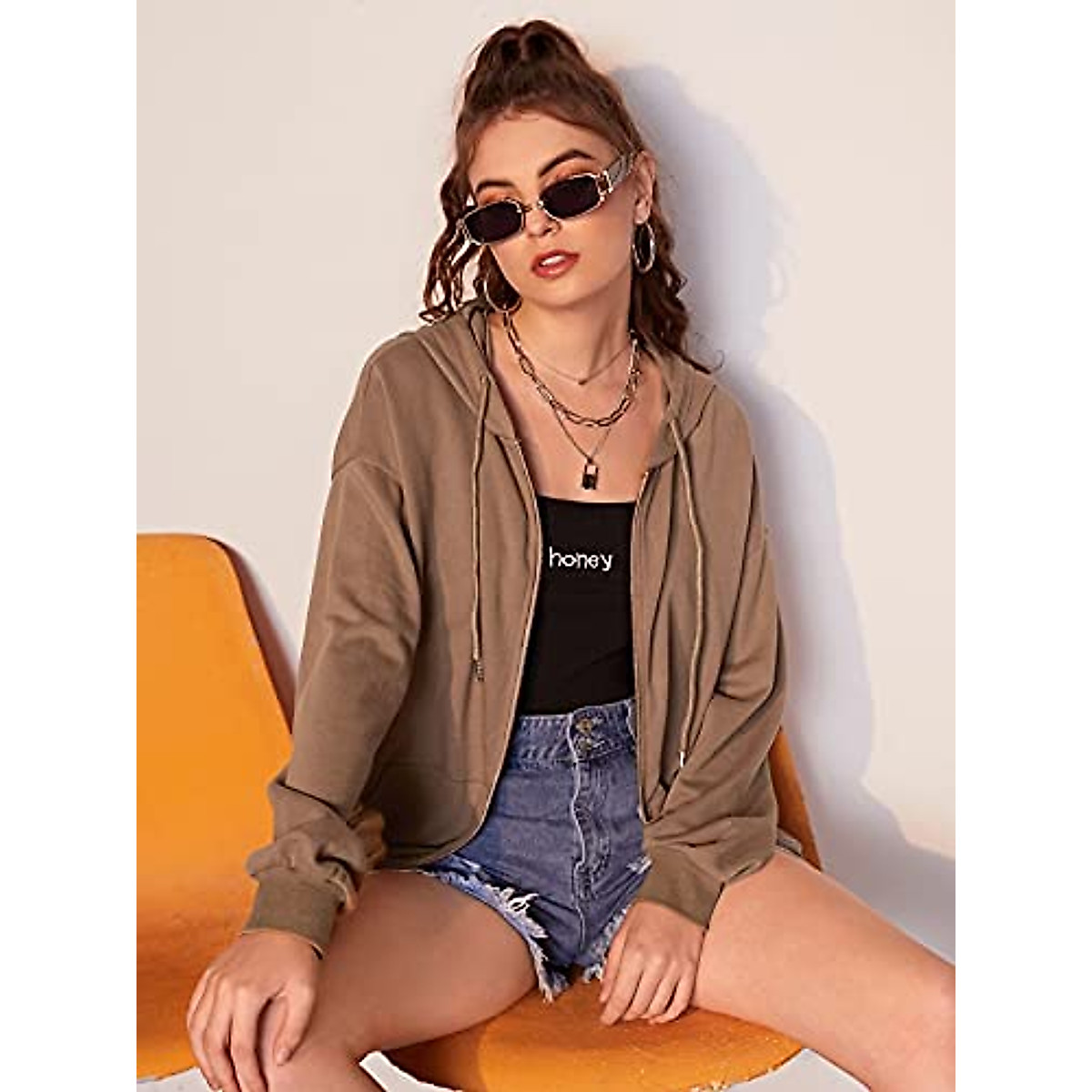 BVROSKI Lock Key Pendants Chains Necklace Set for Eboy Egirl Men Male Emo Goth Women Teen Girls Boys Jewelry Pack for Pants Punk Play (Heart Lock +Lock Key （5 layer）)