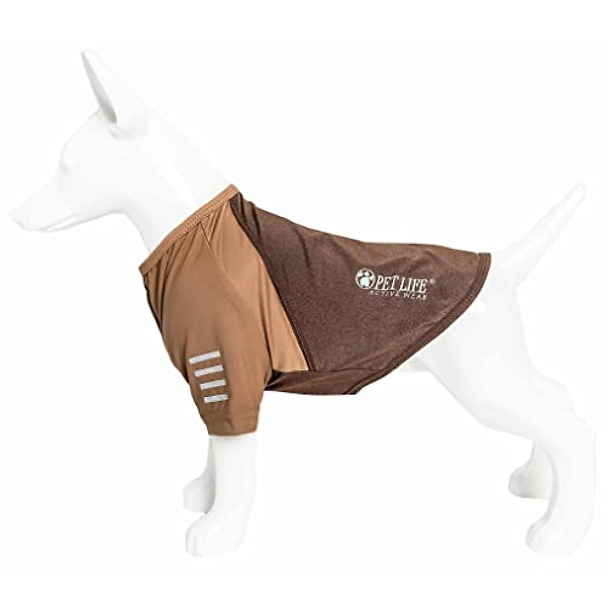 Pet Life ® Active 'Hybreed' 4-Way Stretch Two-Toned Performance Dog T-Shirt